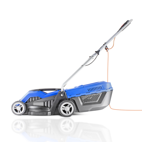 Hyundai HYM3300E 33cm Electric Rear Roller Lawn Mower Hand Propelled
