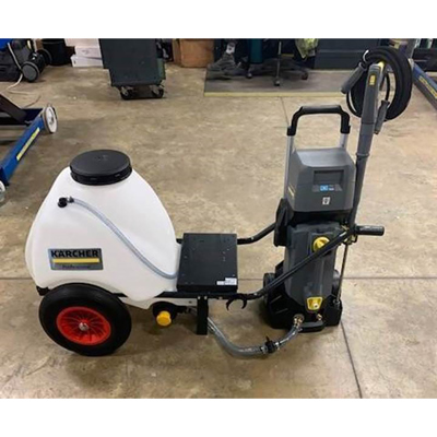 Karcher HD 4/11 C Bp Pack Pressure Washer & Bowser - 120L Water Tank ...