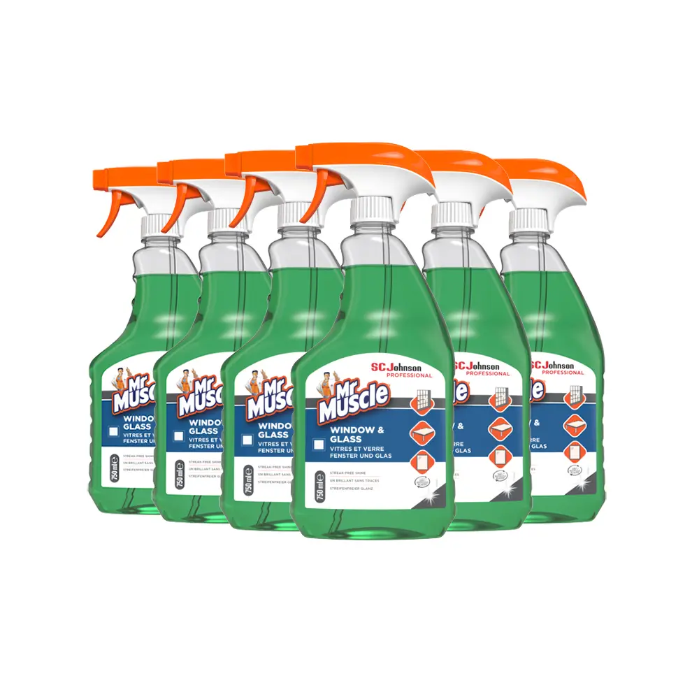 Mr Muscle Window & Glass Cleaner (6 x 750ml) | In Stock
