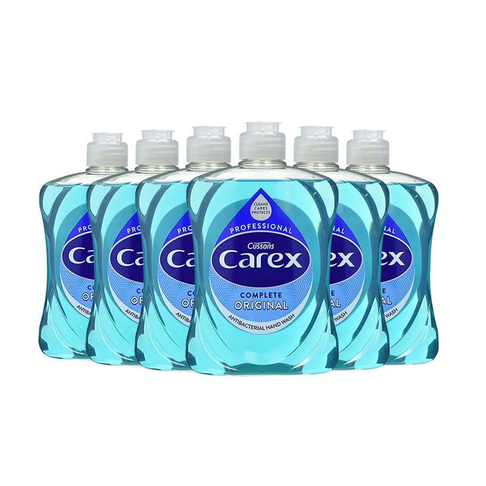 Carex Original Antibacterial Hand Wash (6 x 500ml) | In Stock
