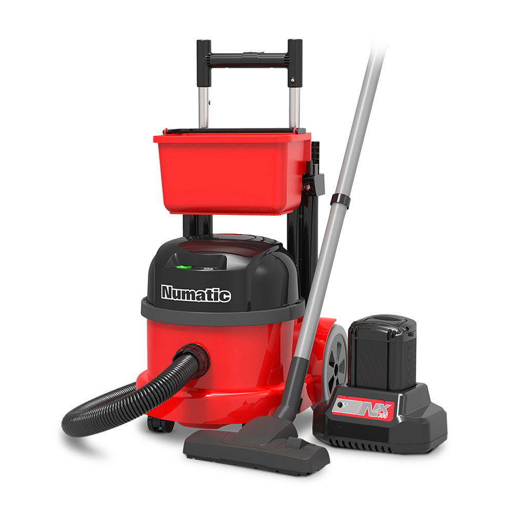 Numatic PBT230NX Cordless Trolley Vacuum Cleaner (One Battery ...