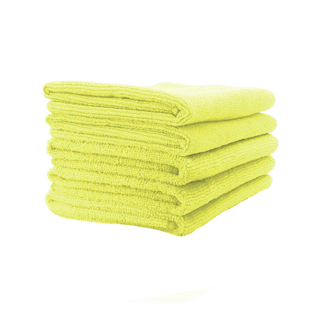 Microfibre Cloth (Yellow) Pack of 5 - Microfibre Cloths - CleanStore