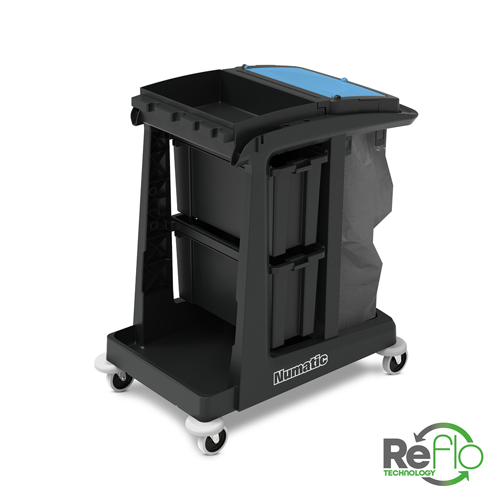 Numatic ECO-Matic EM2 Cleaning Trolley - Trolleys and Cleaning Carts ...