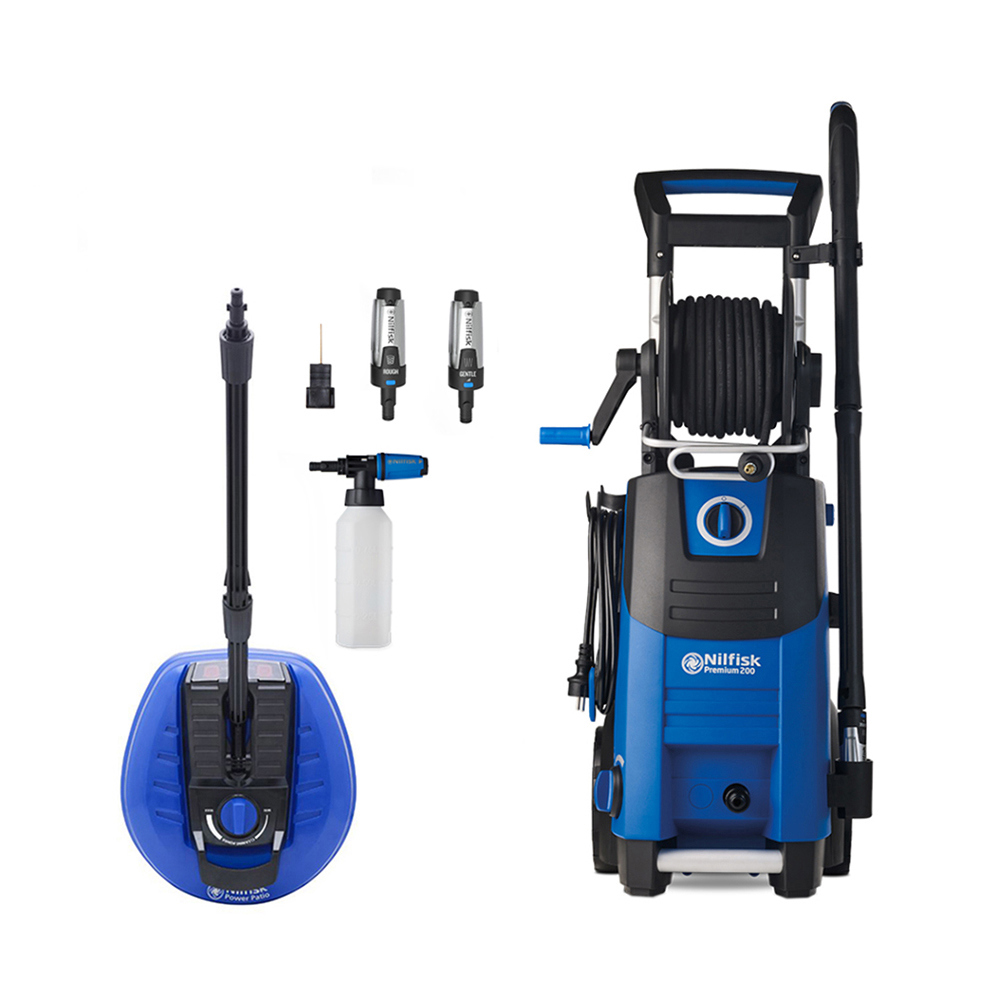 Nilfisk Premium 200 Home Pressure Washer Bundle - Pressure Washer ...