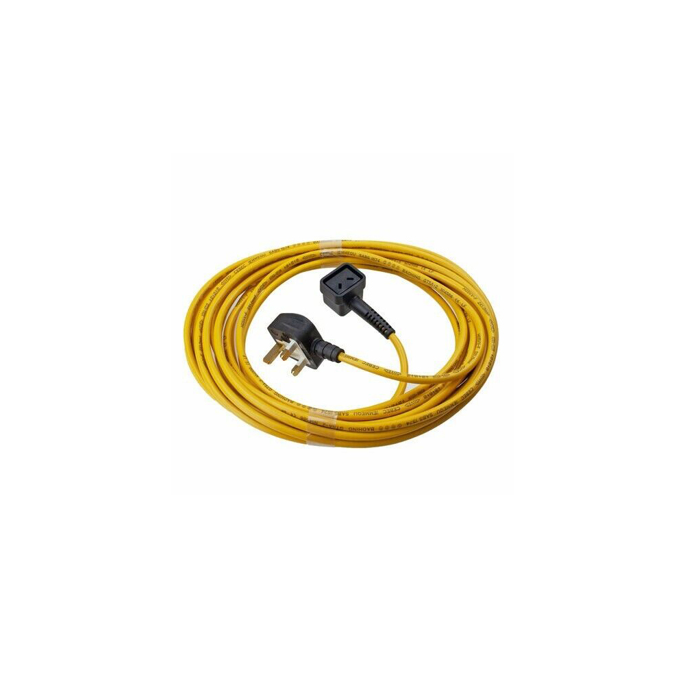 Numatic Replacement 10m Yellow Cable with 1mm x 2 Core (911549 ...