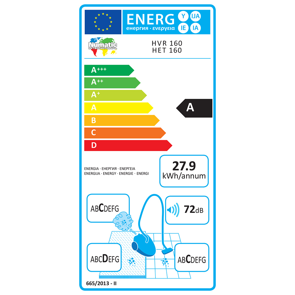 Numatic Henry HVR160 Vacuum Cleaner (Yellow) - Canister Vacuums ...