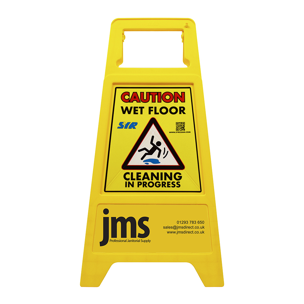JMS Wet Floor Sign - 60cm Plastic - Safety - CleanStore